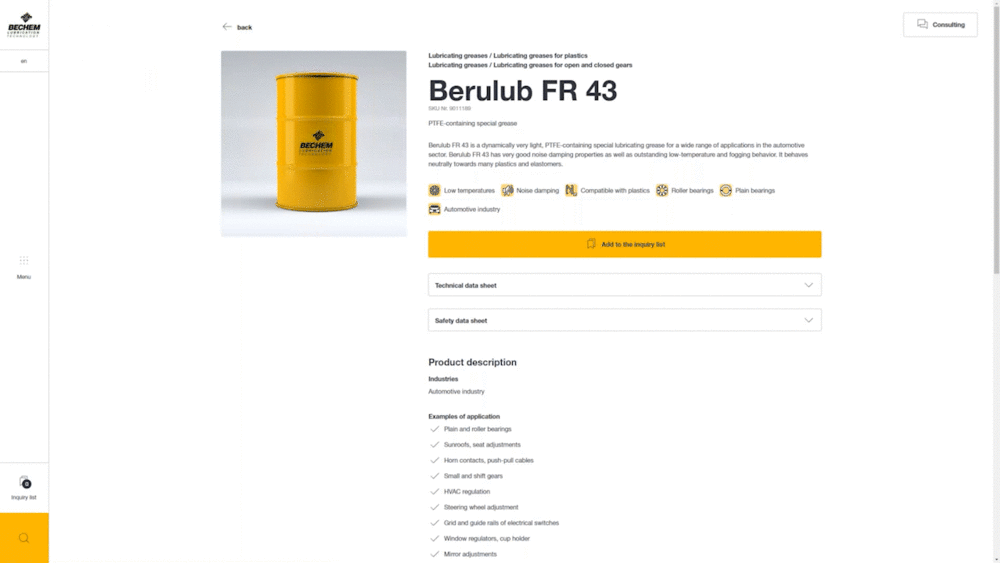 BECHEM - Technical Data Sheets